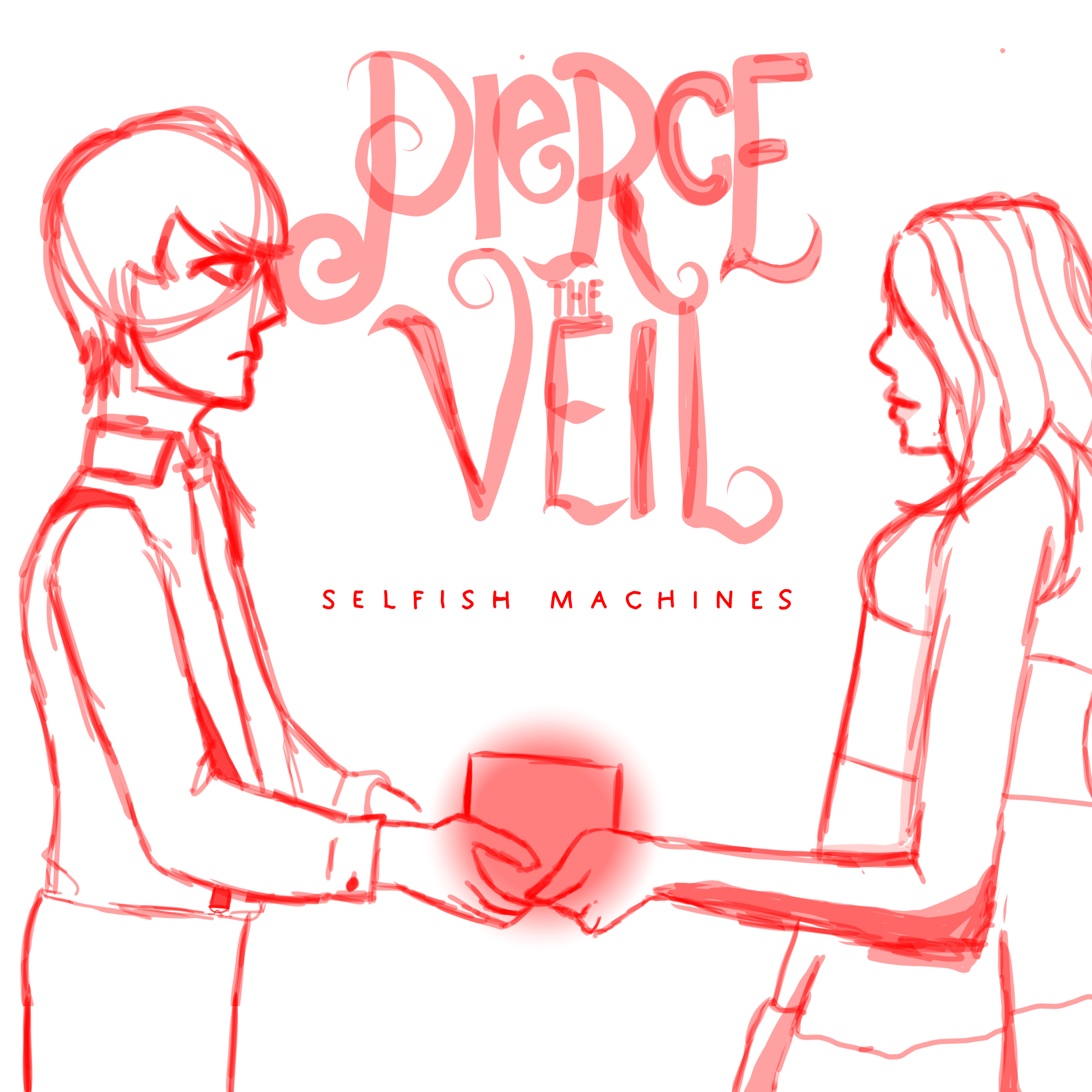 silly selfish machines sketch x3 - ibisPaint