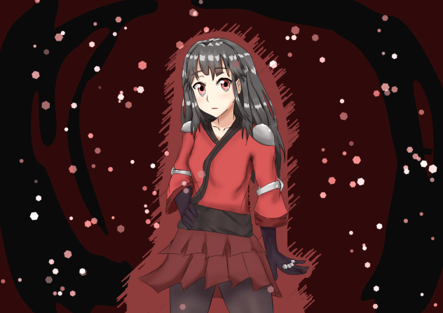 BLACK x RED - ibisPaint
