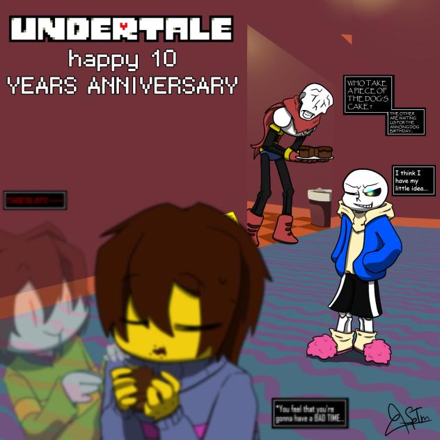 Happy 10 anniversary UNDERTALE !!! - ibisPaint