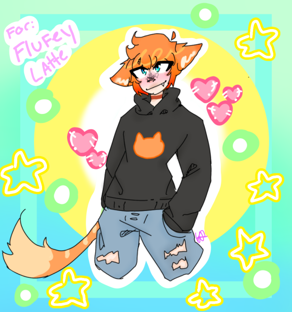 For fluffy latte - ibisPaint