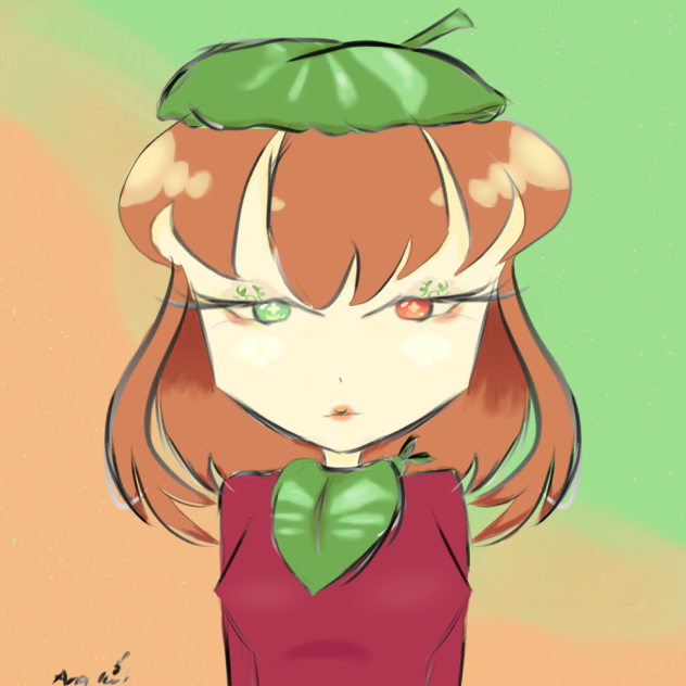 leaf girl - ibisPaint