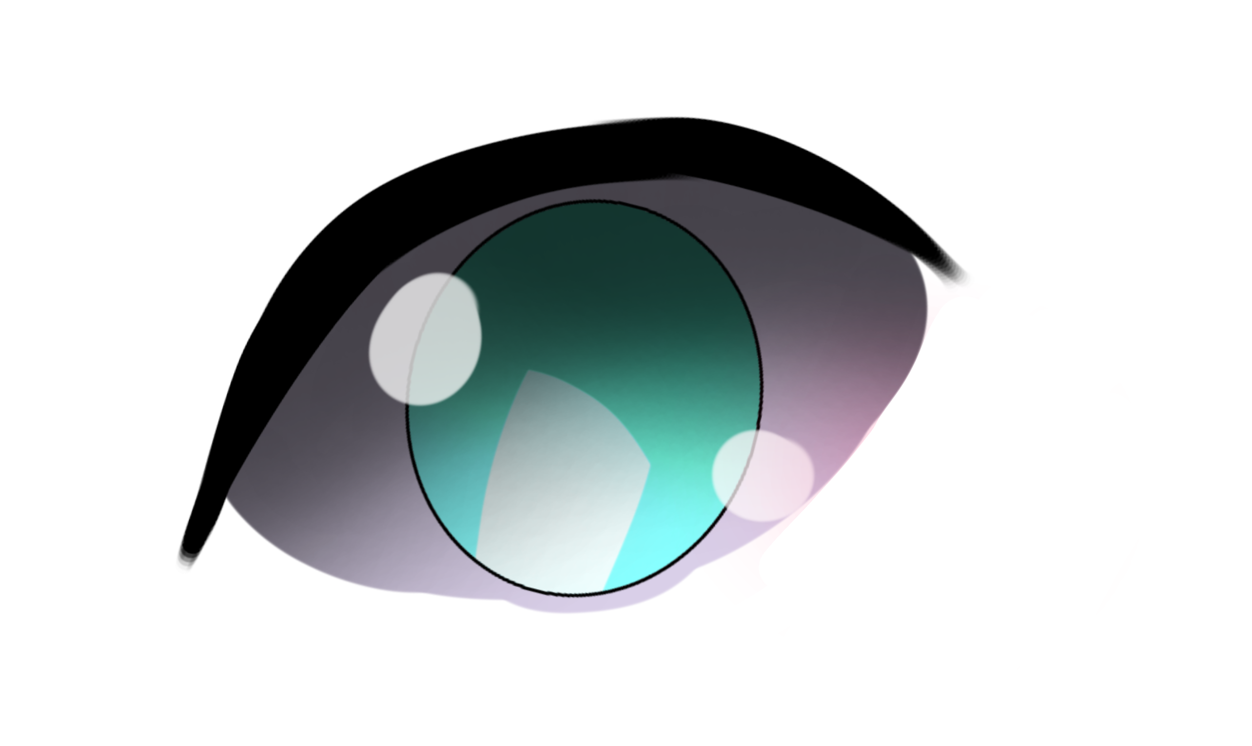 ojitos verde agua - ibisPaint