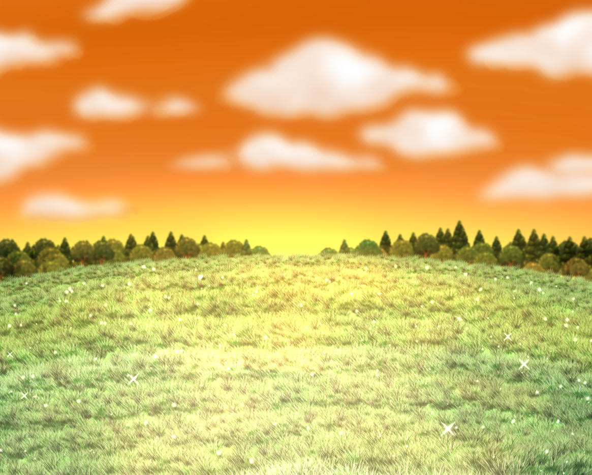 Summer meadow (without flowers) - ibisPaint