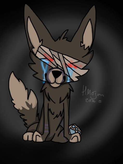 faceless wolf (with no maskspeed draw) - ibisPaint