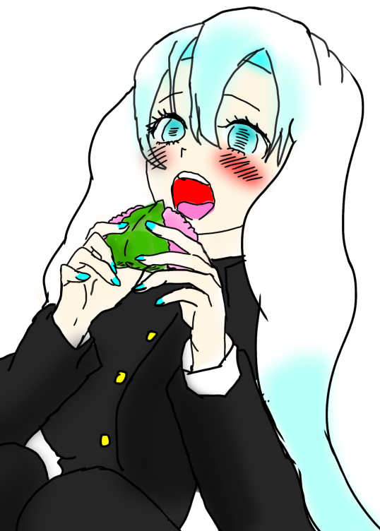 Mitski eating - ibisPaint