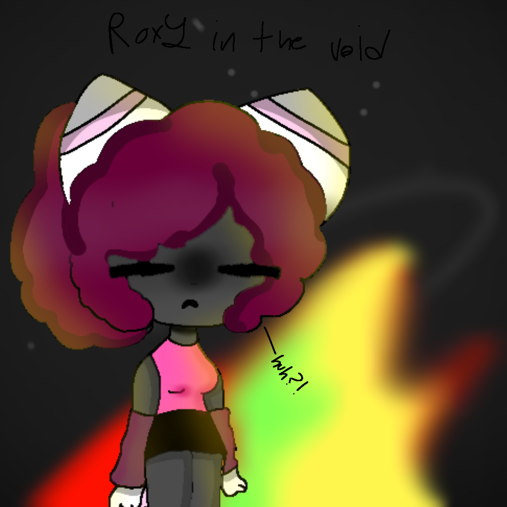 Roxy in the void😔😶 new art style - ibisPaint