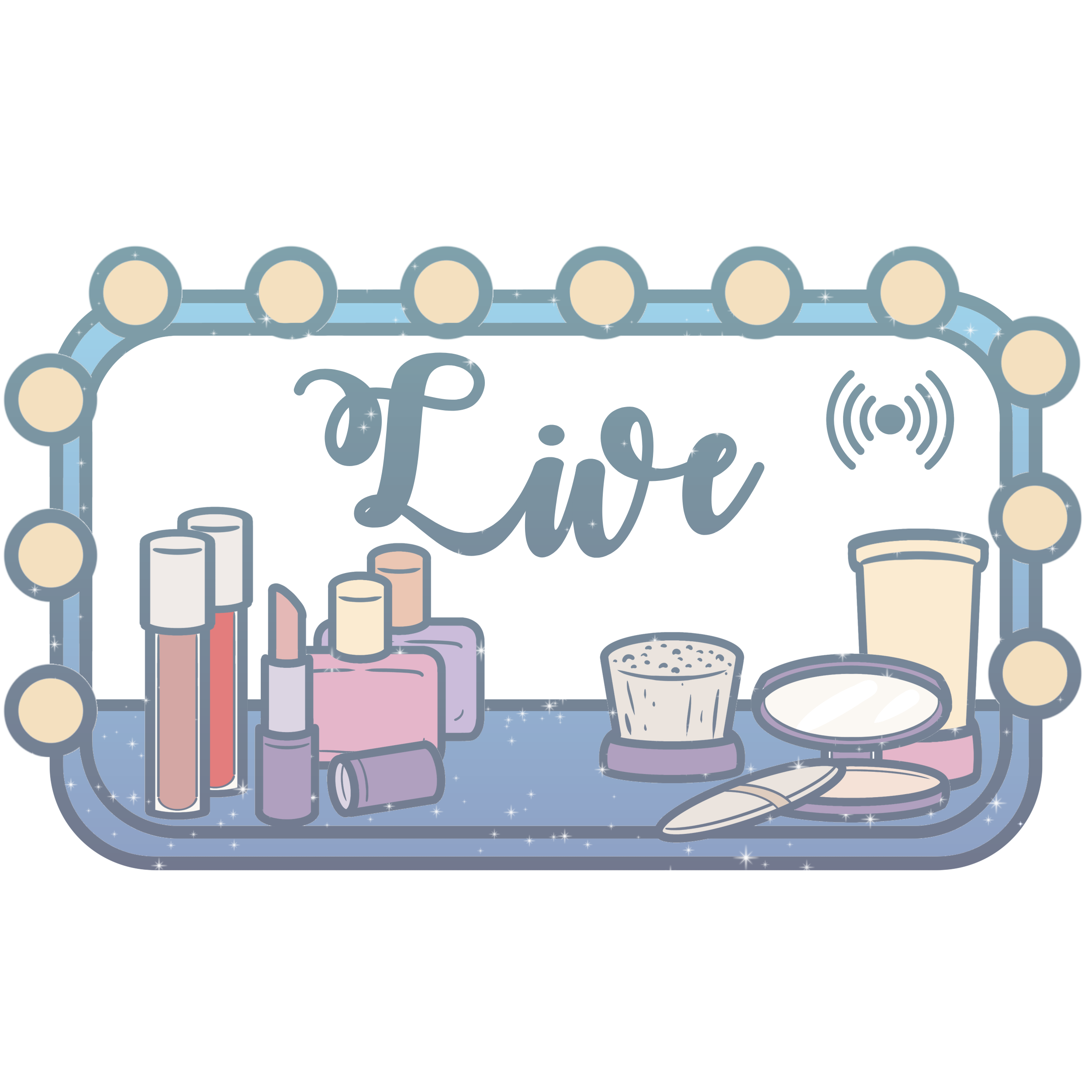 Makeup Streaming Icon - ibisPaint