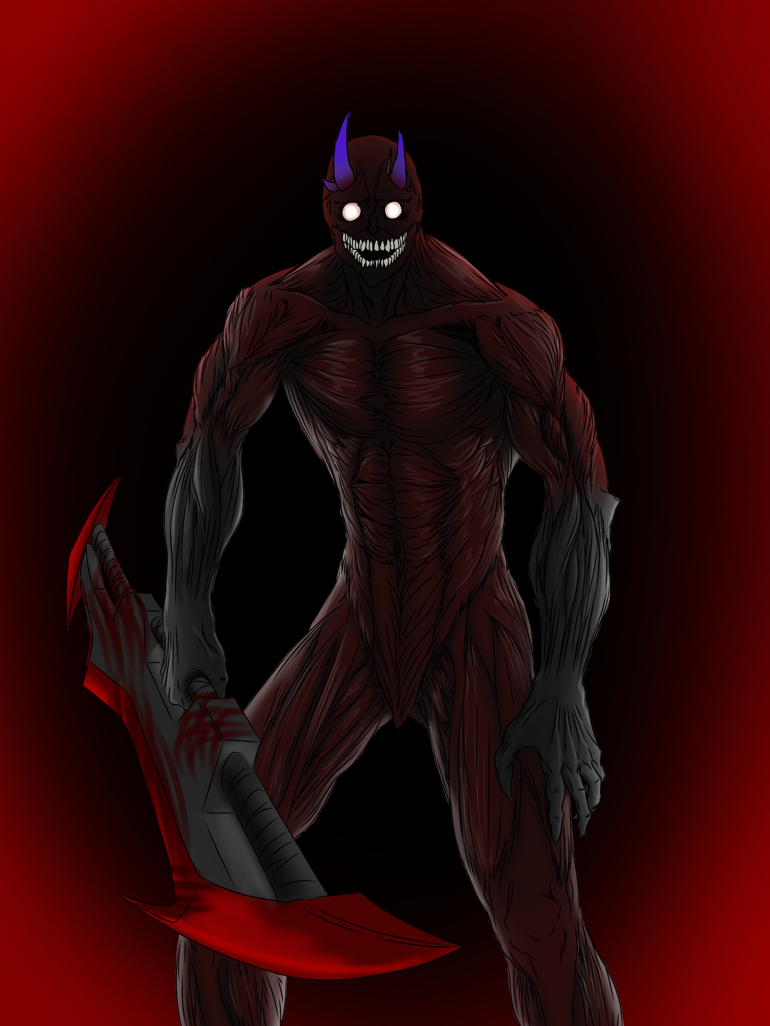 Demon oni (The great sword) - ibisPaint