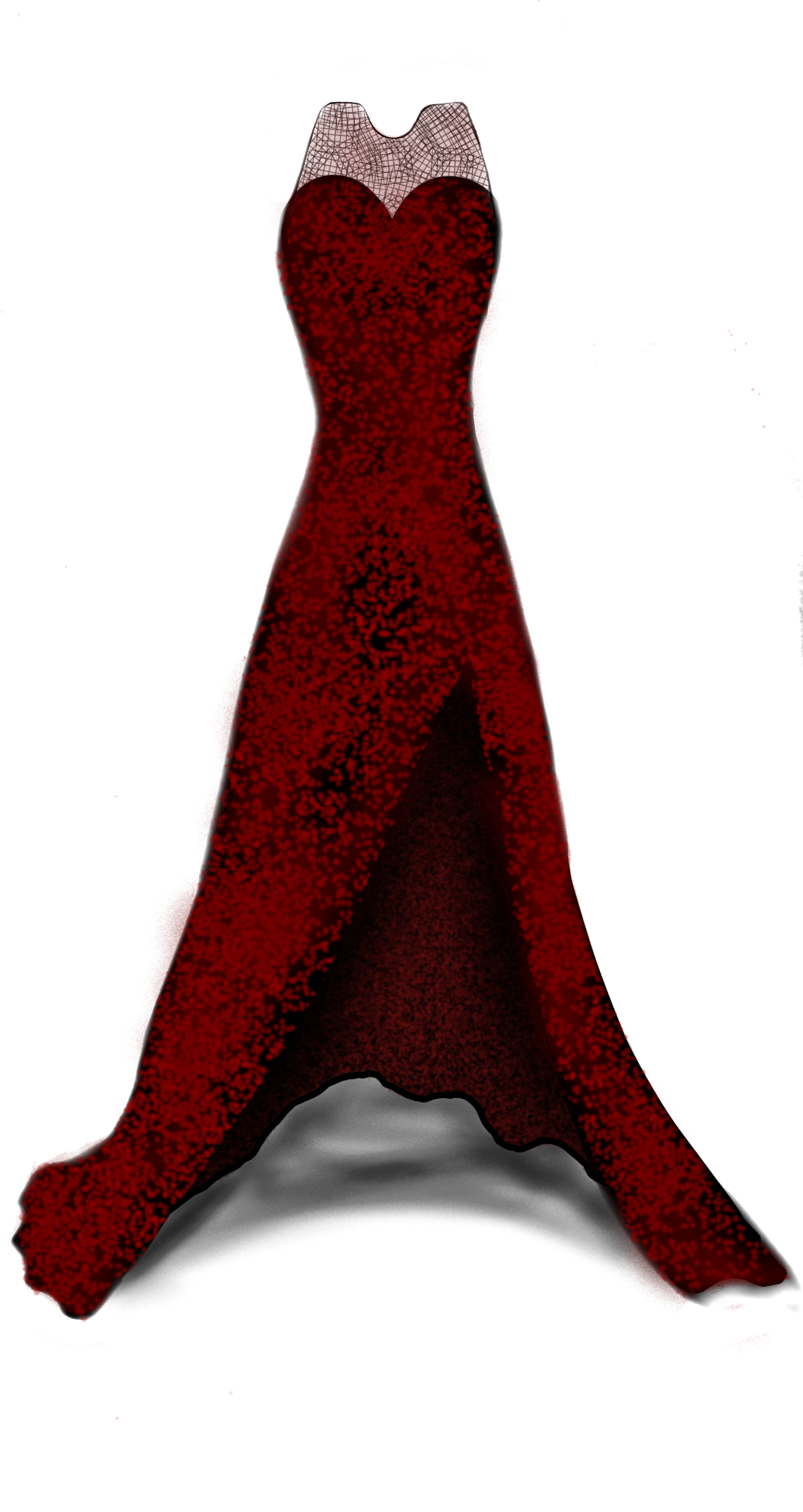 my red prom dress design - ibisPaint