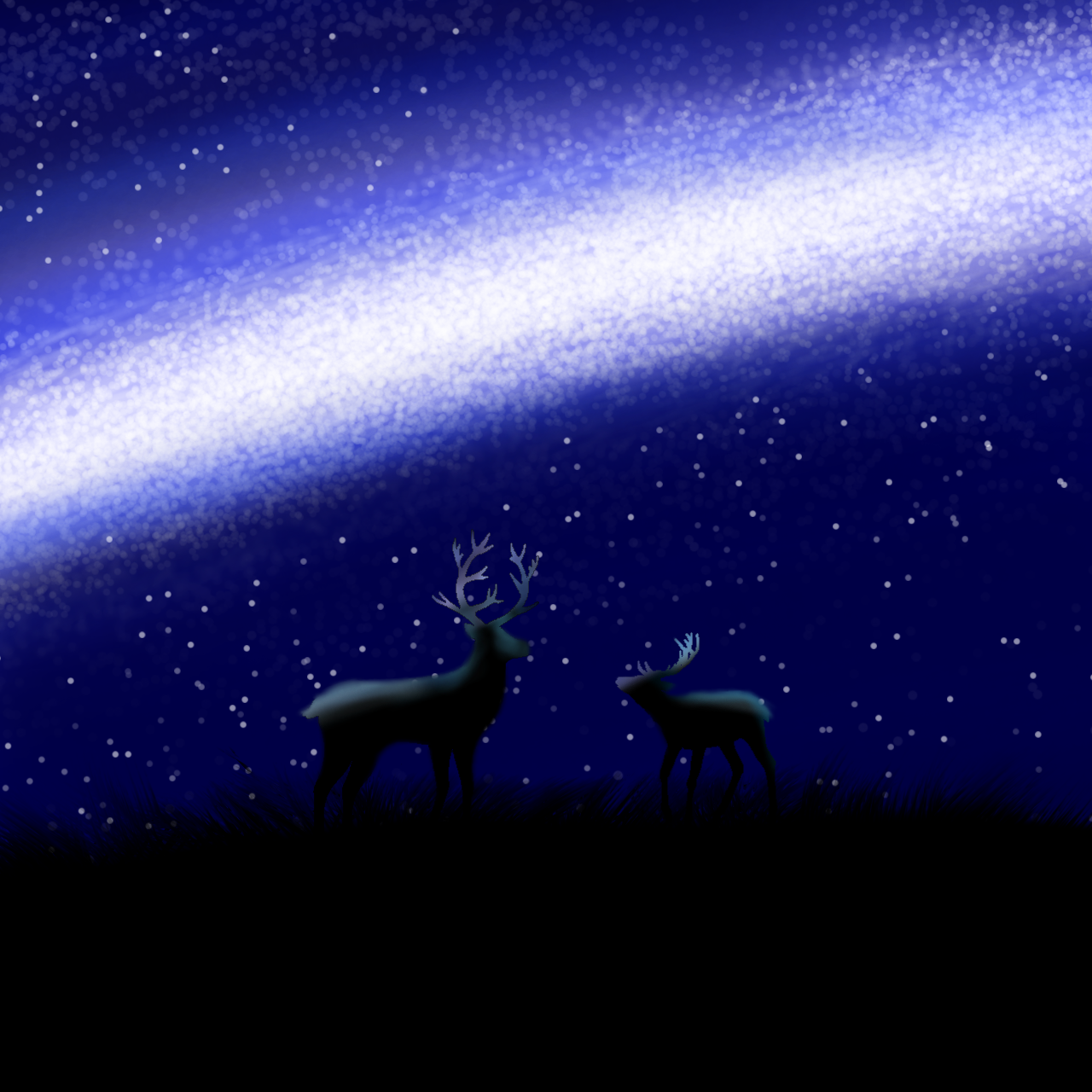sky deer - ibisPaint