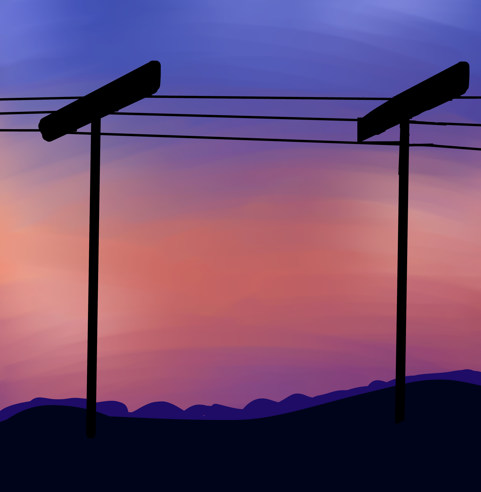 A simple landscape - ibisPaint