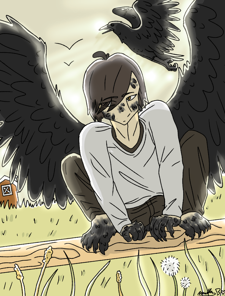 Crow Dude... Caw-Caw! - ibisPaint