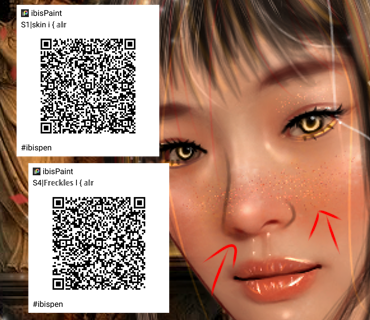 editing brush ( for cheeks and nose) - ibisPaint