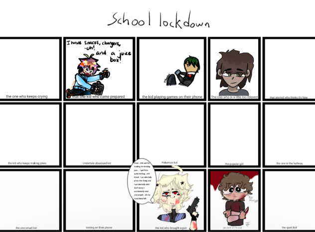 School Lockdown Collab - ibisPaint