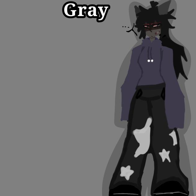 Gray sprunki - ibisPaint