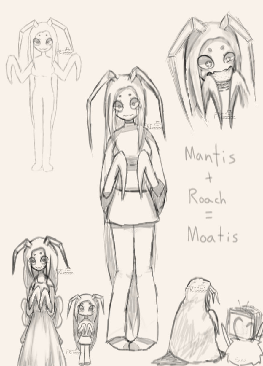 Moatis and tini bit Raqui - ibisPaint