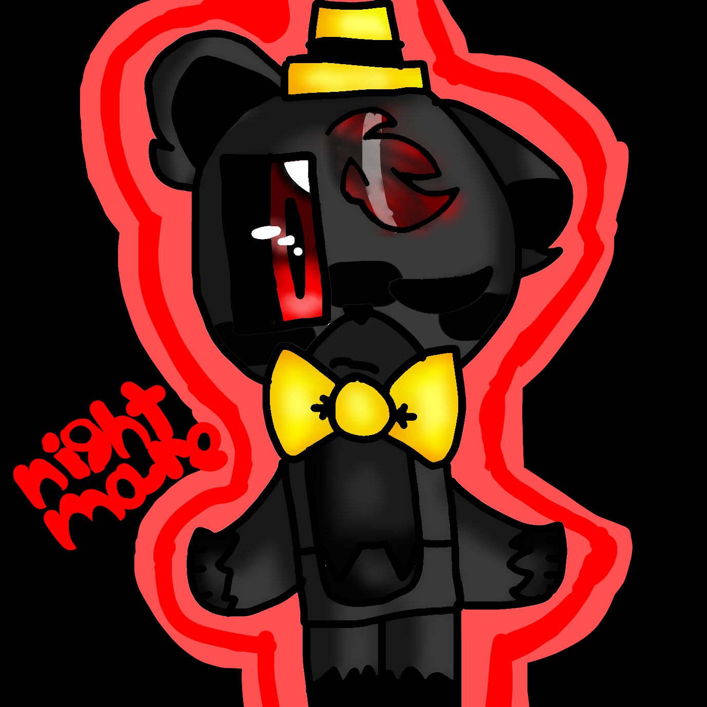 drawing nightmare from FNAF 4! - ibisPaint