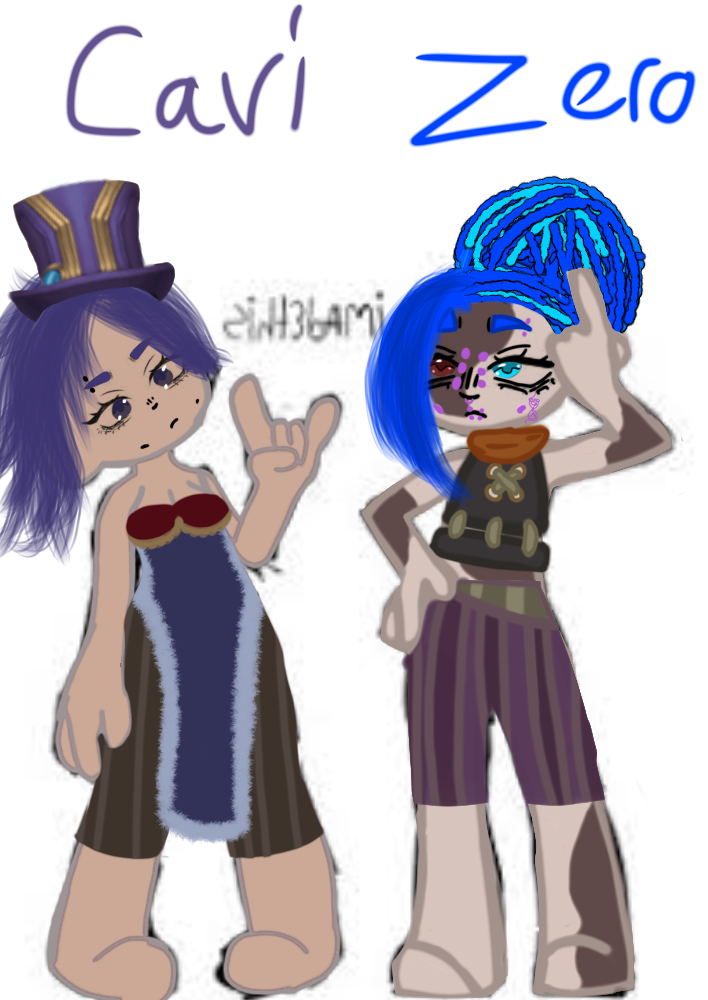 Cavi and Zero! - ibisPaint