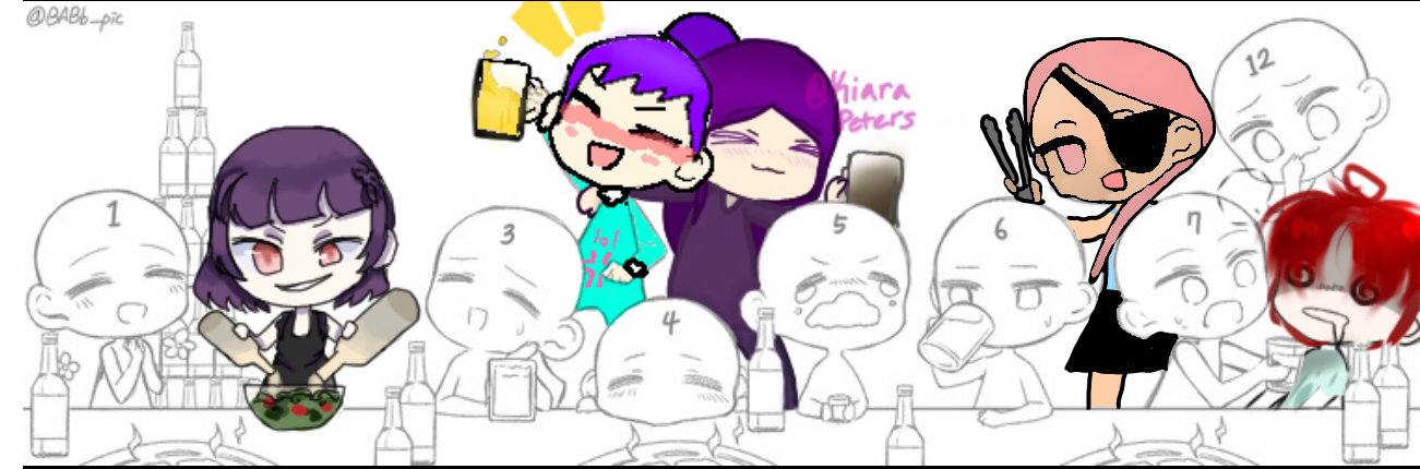 Dinner collab - ibisPaint