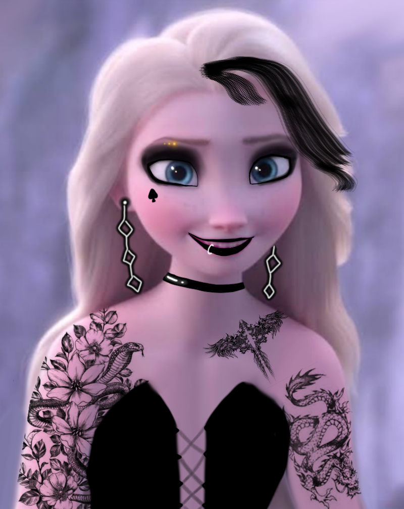 badaass elsa - ibisPaint