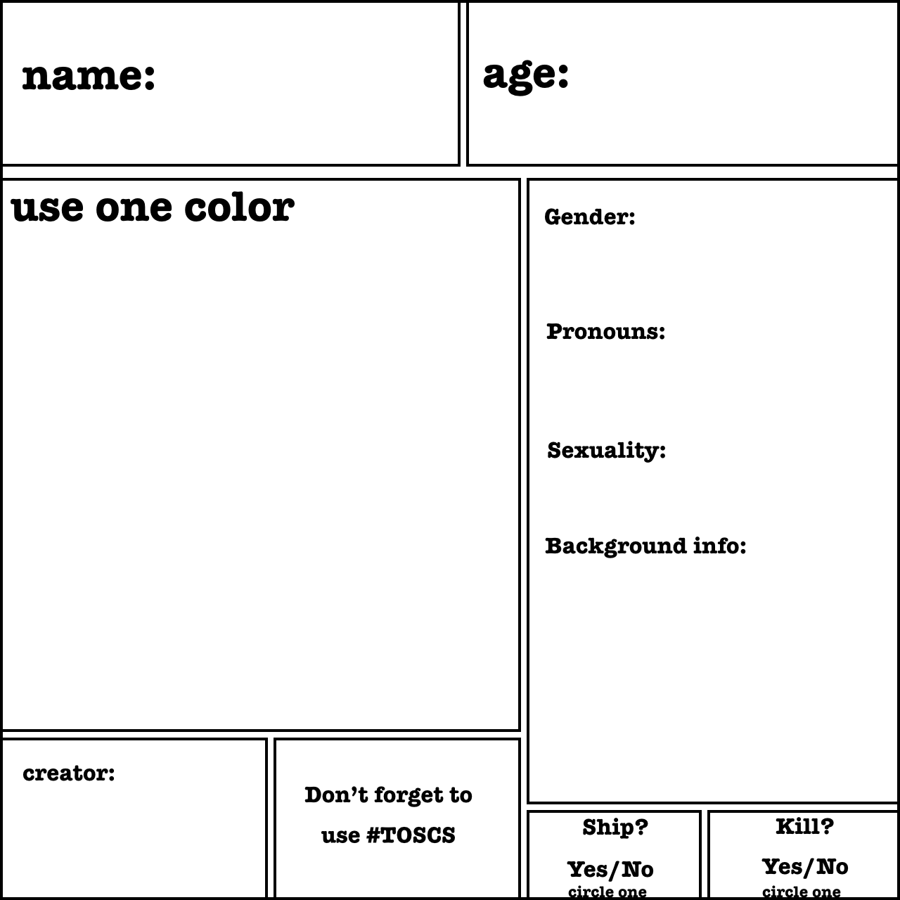 The Other Side Character Sheets - ibisPaint