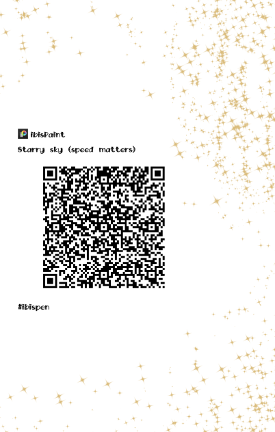 Paint brush starry sky - ibisPaint