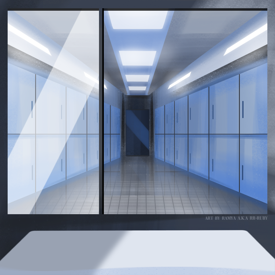 entrance hall from window view - ibisPaint