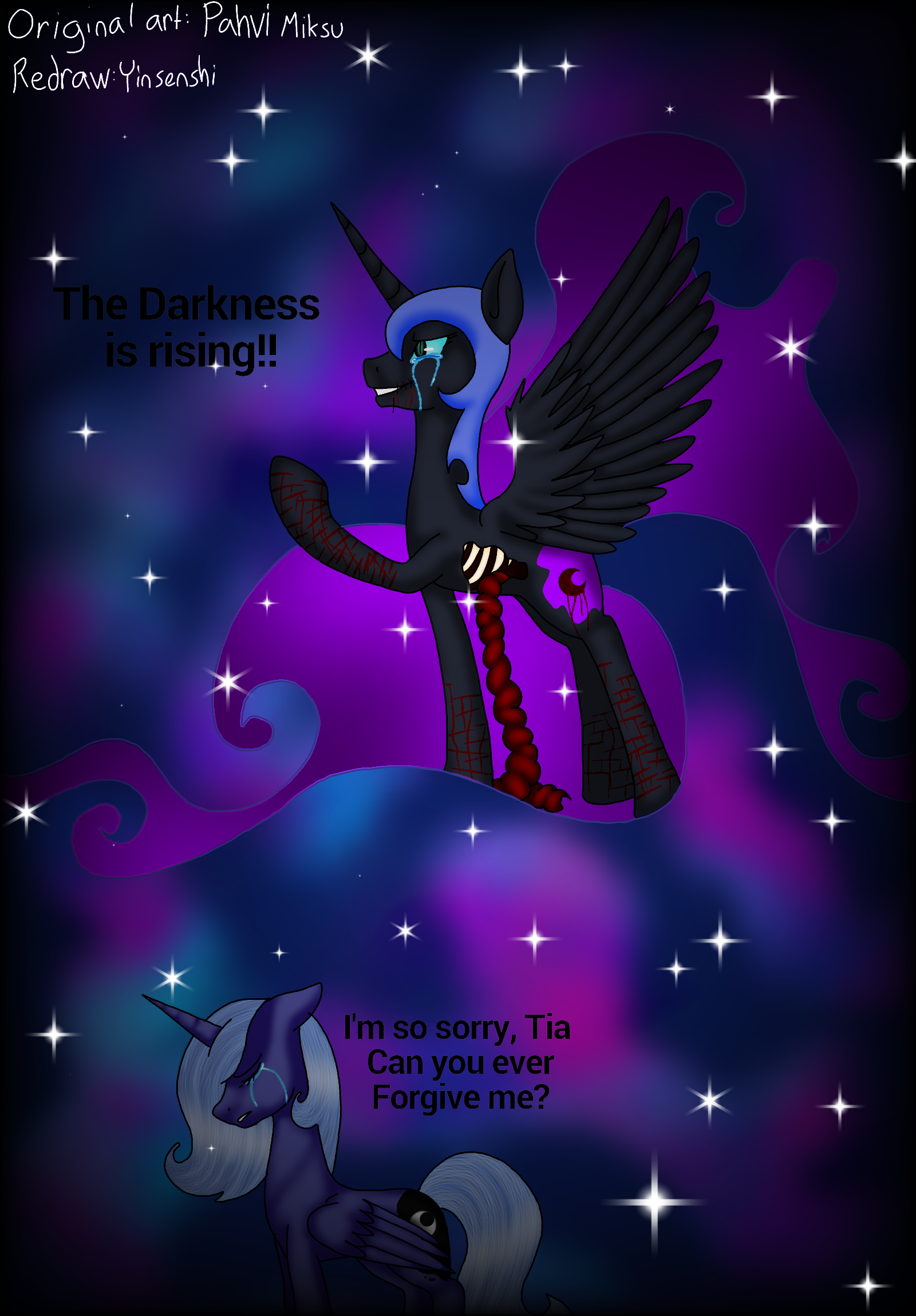 The darkness is rising - ibisPaint