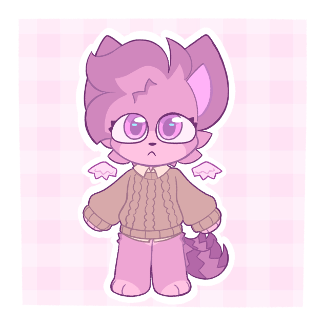 Pink kitty cat - ibisPaint