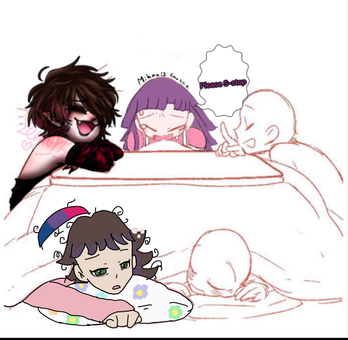 Sleepover Collab #2 - ibisPaint