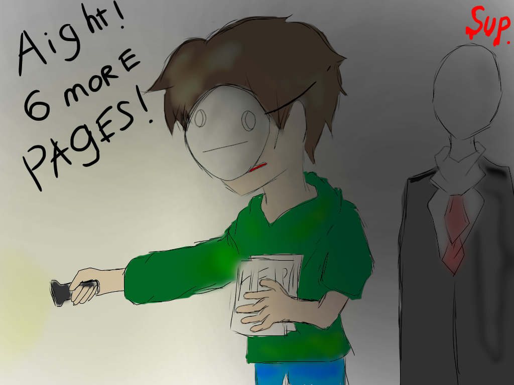 [Speedpaint][Cry plays Slender Take one] - ibisPaint