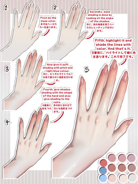 How to Shading Hand - ibisPaint