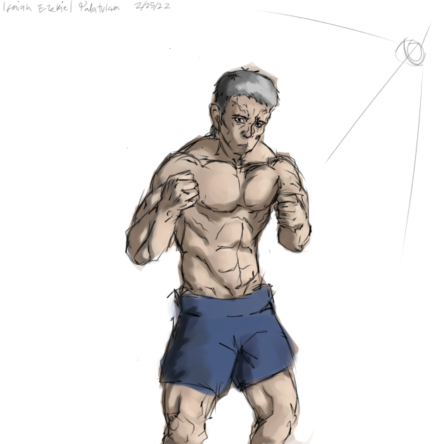 ufc fighter oc - ibisPaint