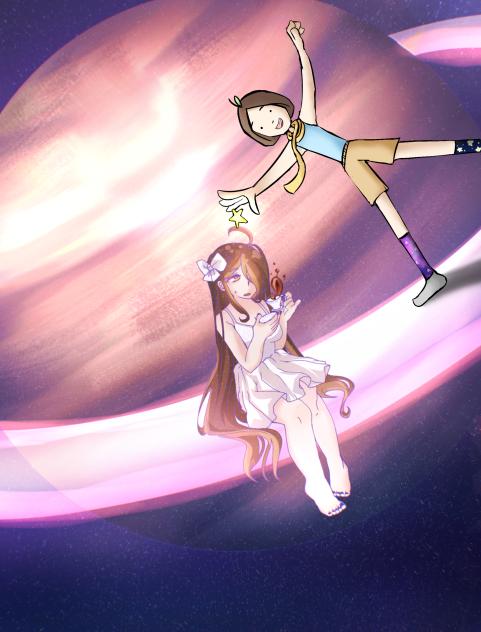 Lucky Bagel’s Space Collab - ibisPaint