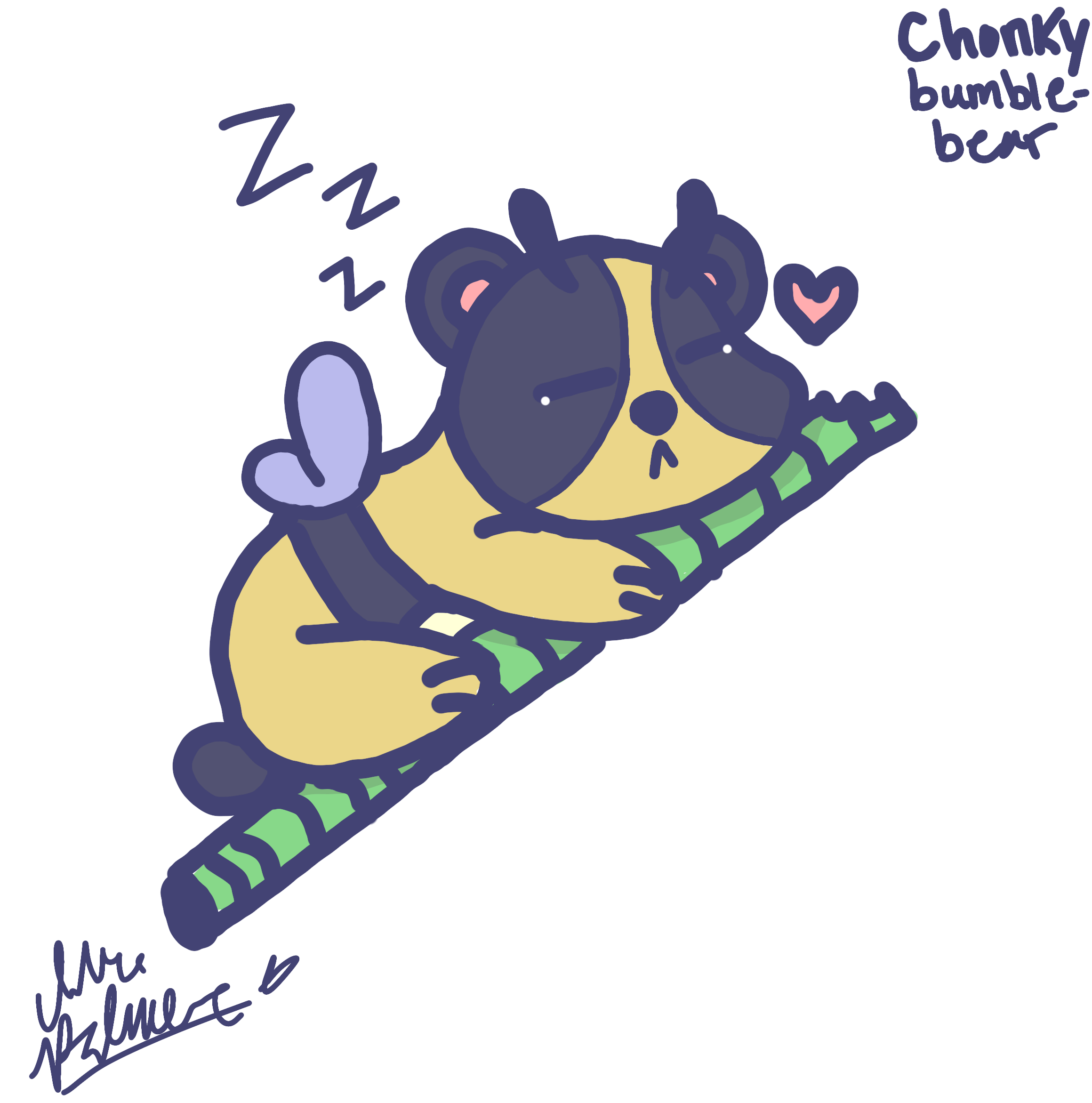 Chonky Bumble Bear - ibisPaint