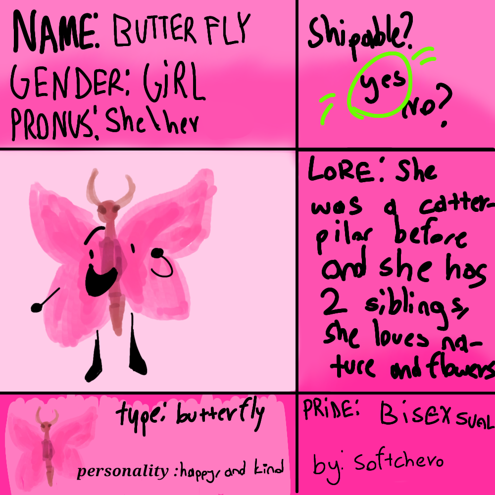 new bfb tpot bfdi oc🦋 - ibisPaint