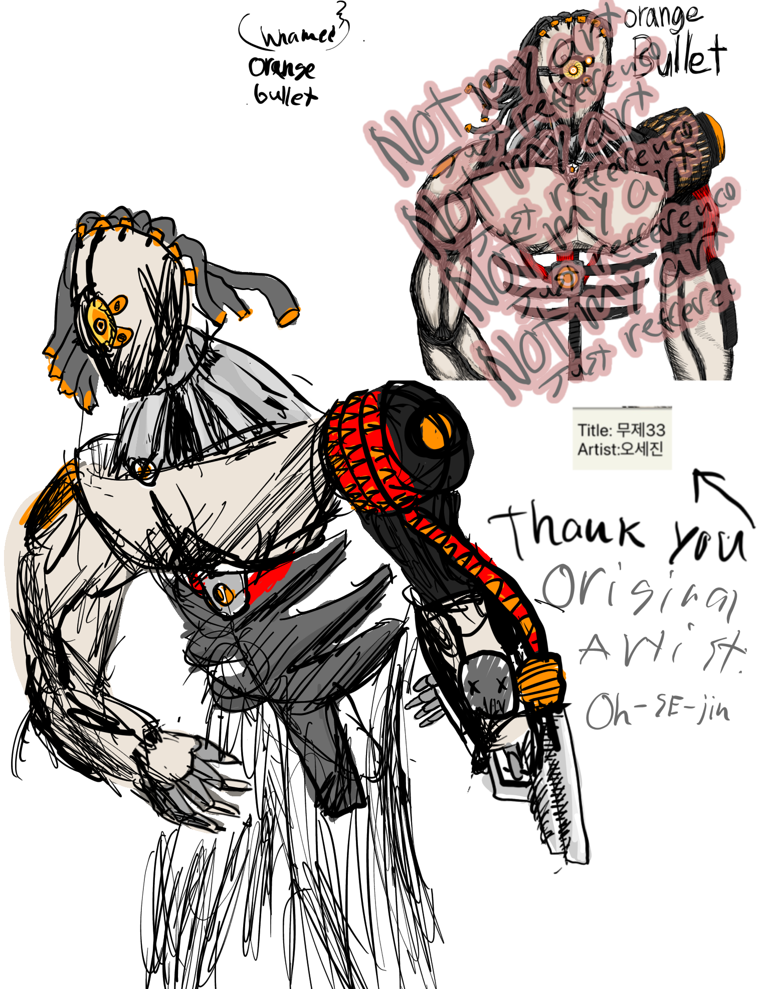 Orange bullet (my Style) - ibisPaint