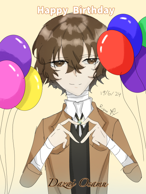 HAPPY BIRTHDAY DAZAI!!! - ibisPaint