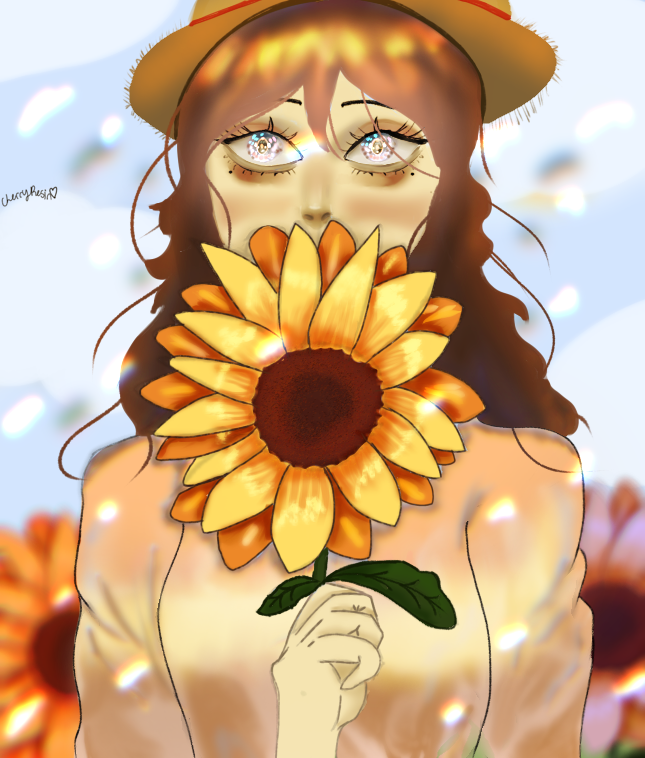 Sunflower farms - ibisPaint