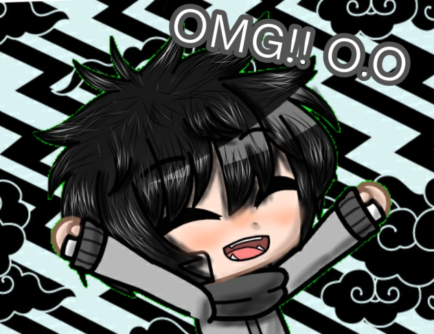 my oc in gacha edited - ibisPaint