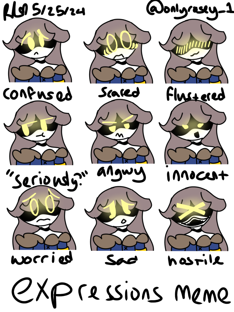 expressions meme (Q) - ibisPaint