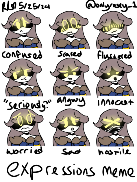 expressions meme (Q) - ibisPaint