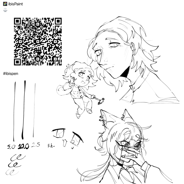 Lineart brush - ibisPaint