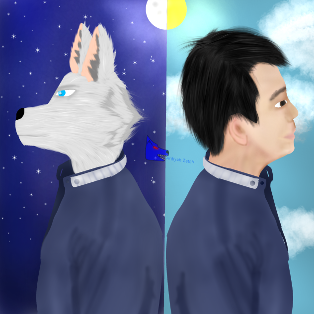 Day and night - ibisPaint