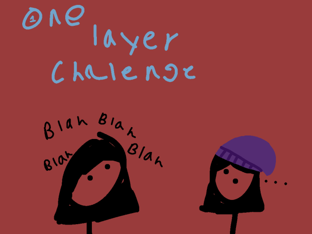 One layer challenge - ibisPaint