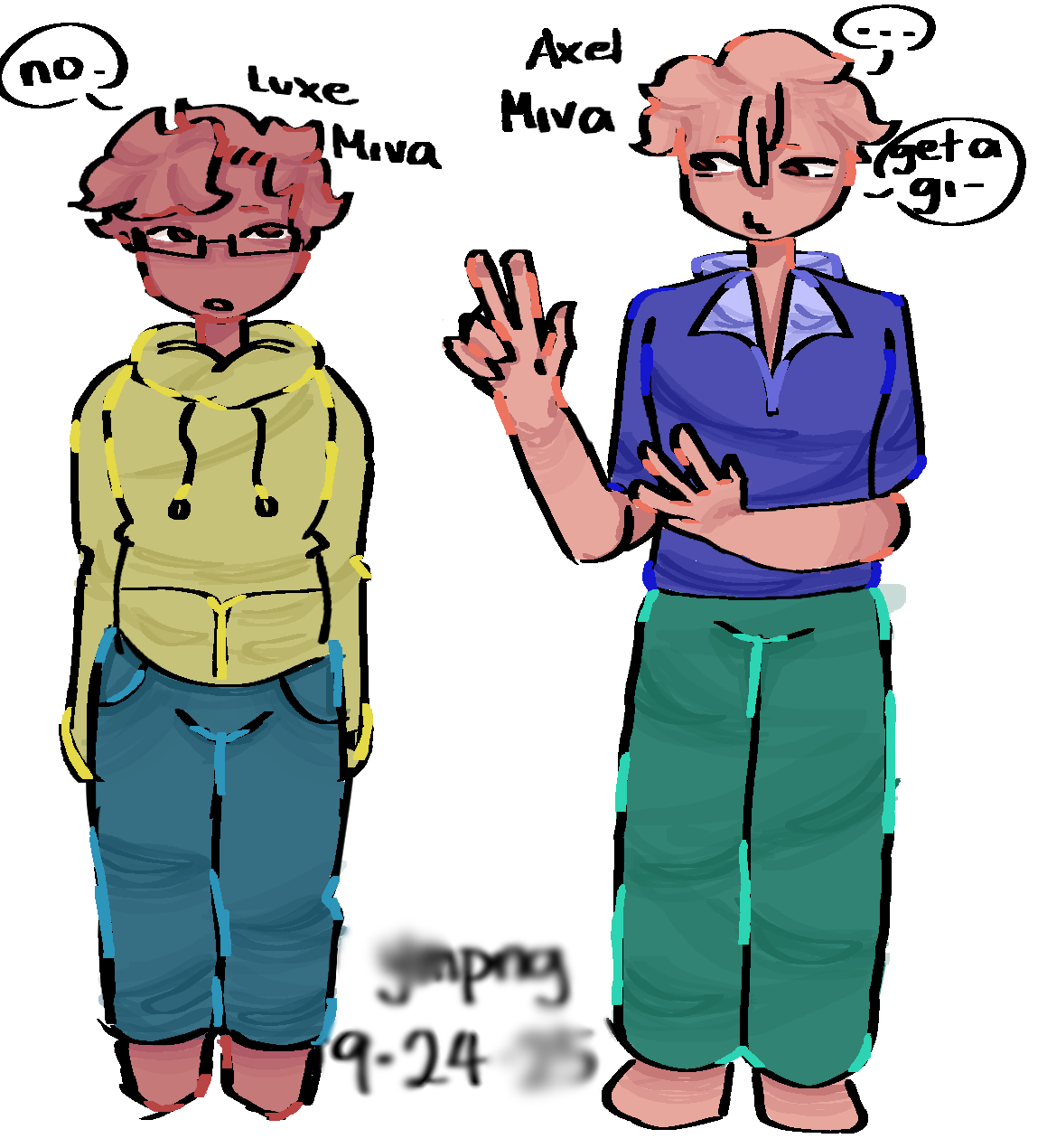 Characters haha - ibisPaint