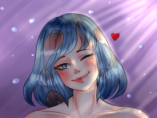 Girl with short hair - ibisPaint