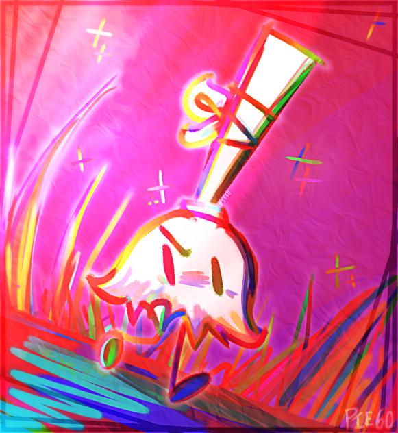 oh god it’s rainbow land for the gay mop - ibisPaint