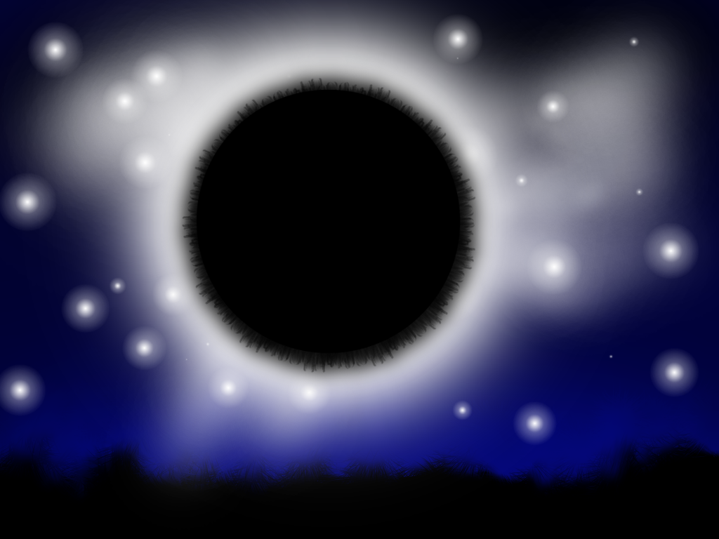 solar eclipse - ibisPaint
