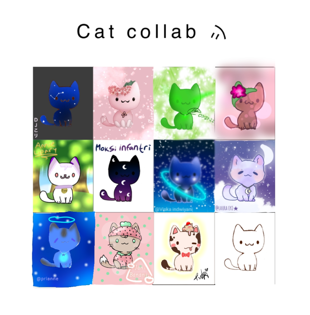 Cat collab - ibisPaint